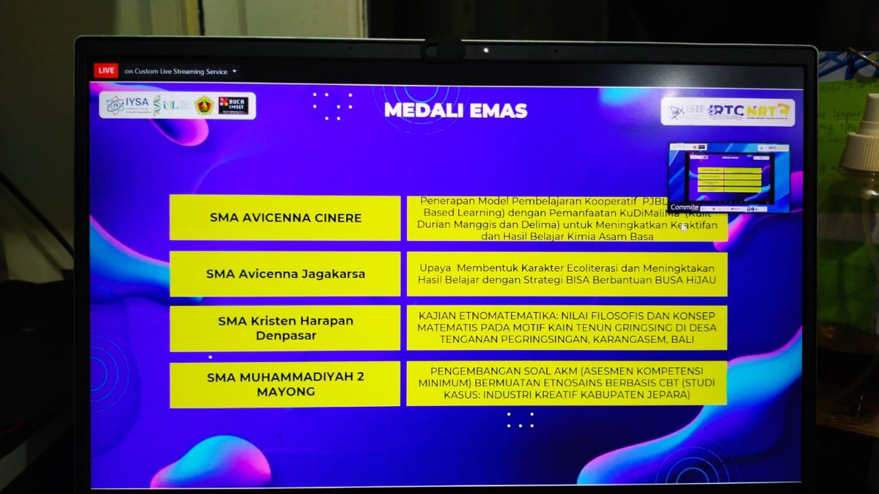 Gold Medal - NRTC 2021 | Avicenna Leadership School